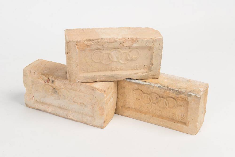 1956 MELBOURNE OLYMPICS: Bricks (3) with (Olympic Rings)/1956/ Glen Iris