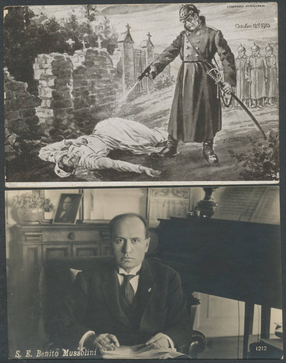 POLITICS & PROPAGANDA: Mounted group with US Presidents, UK Prime ...