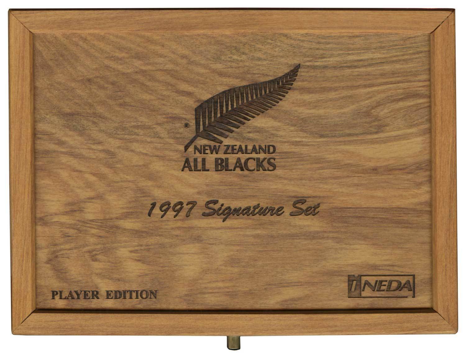 1997 Ineda All Blacks Signature Set , complete set [33] Player Edition ...
