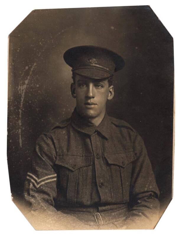 JIM JACKSON (St.Kilda, Collingwood & Hawthorn), original WW1 photograph ...