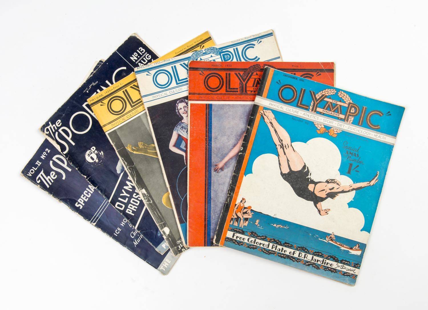 MAGAZINES: The Olympic Magazine [Melbourne] 4 issues 1932-33; plus The ...