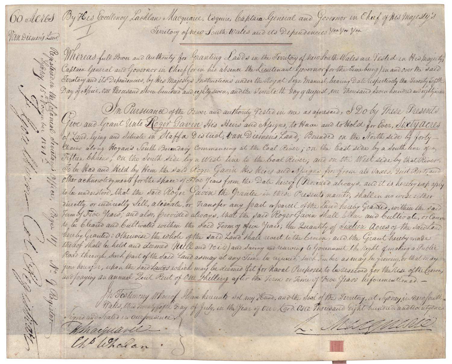 LACHLAN MACQUARIE (1761-1824, 5th Governor of Australia [NSW ...