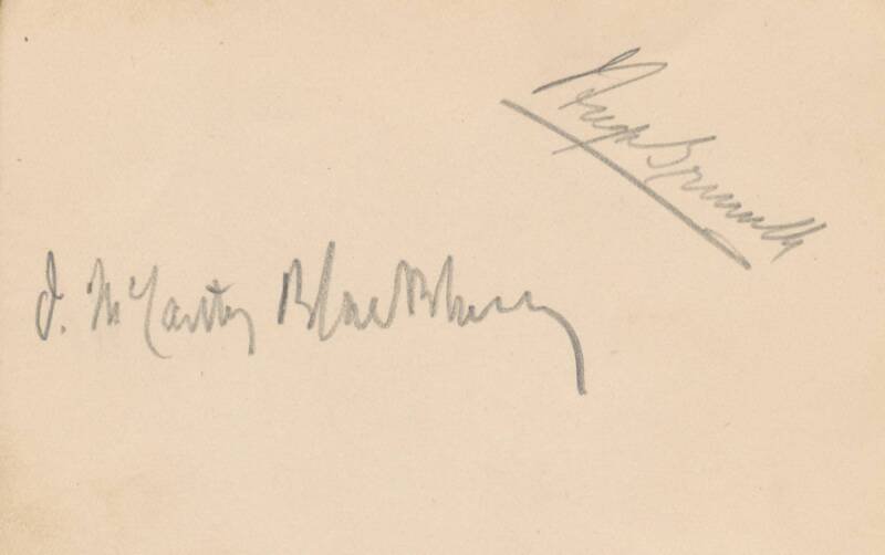 AUTOGRAPH BOOKS (3), noted range of signatures including John McCarthy ...