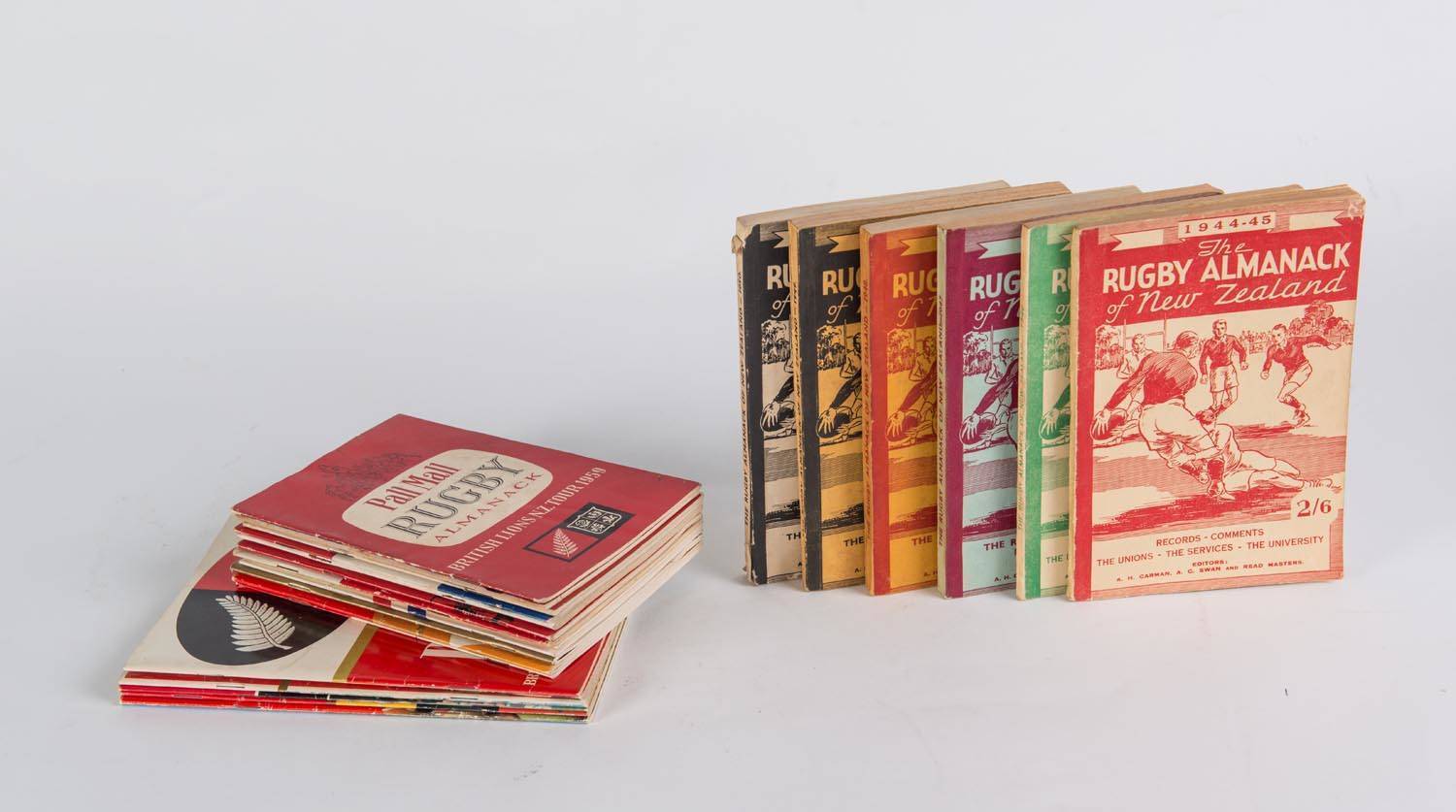 The Rugby Almanack of New Zealand (6) for 1944-45, 1946, 1947, 1948 ...