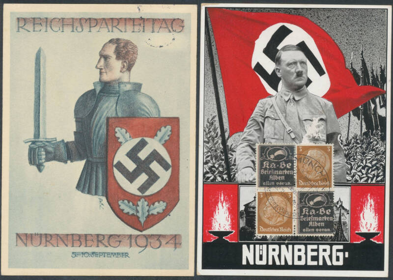 PROPAGANDA ISSUES: 1934 Nuremberg Reichsparteitag Rally group ...