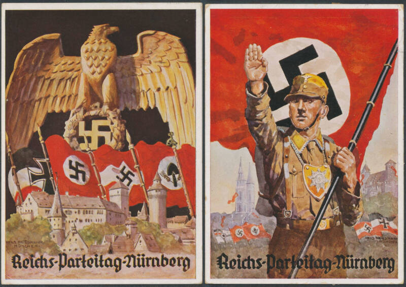 Propaganda Postcards 1935 Nuremberg Reichsparteitag Rally group ...