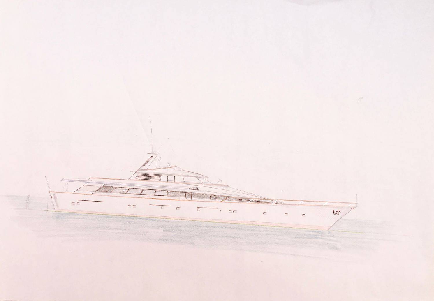 A portfolio of drawings and photographs, mainly of motor cruisers and ...