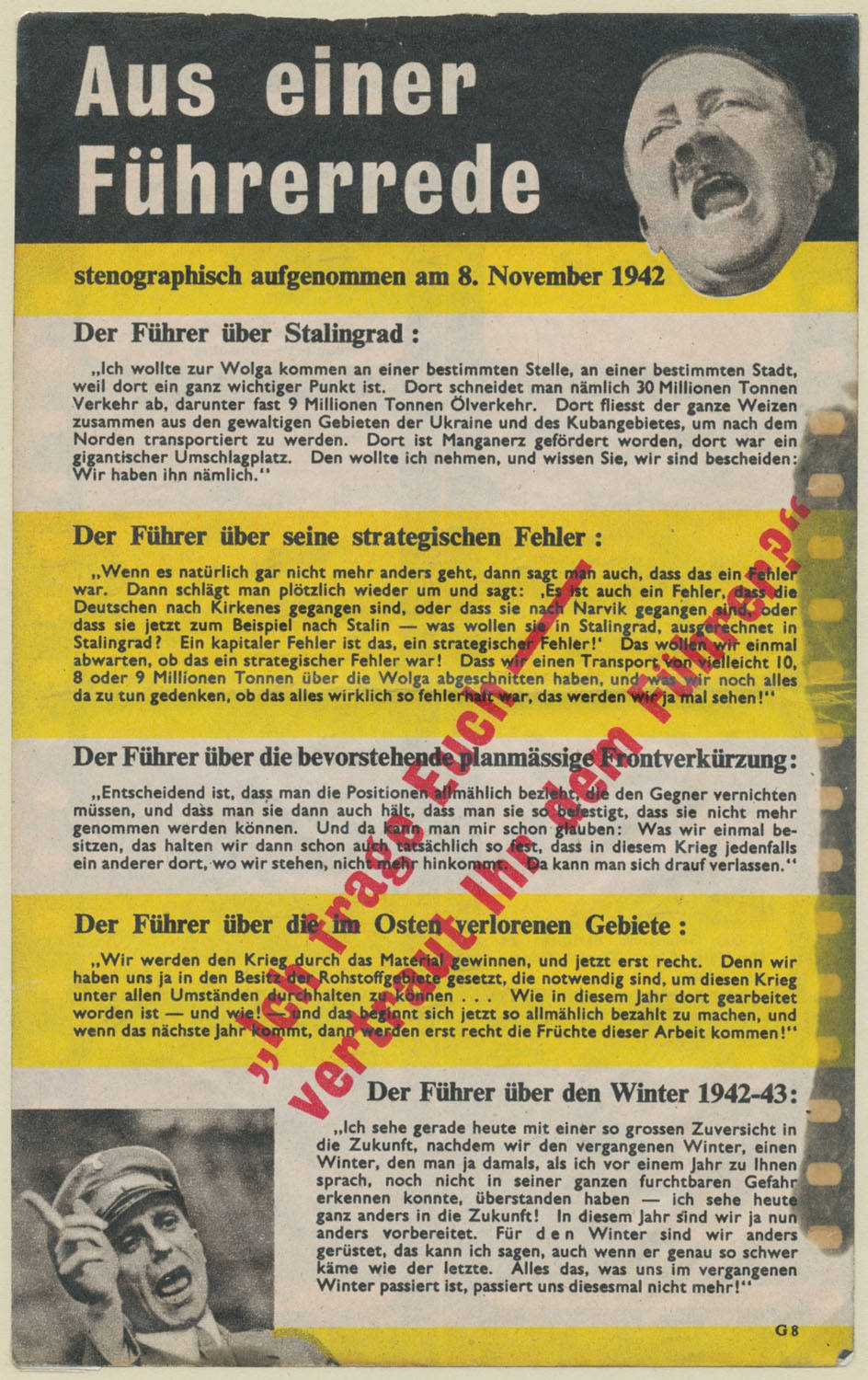 AIRBORNE PROPAGANDA: Mostly World War II leaflets in various languages ...