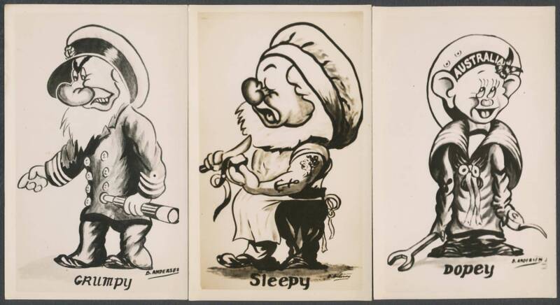 Australian Commonwealth - MILITARY: WORLD WAR II: 1941 Seven Dwarfs ...