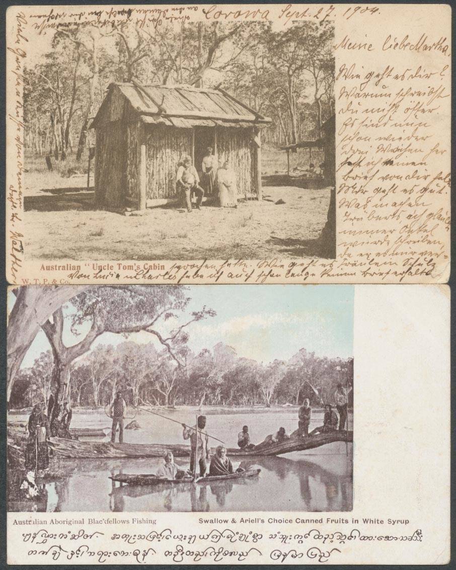 Aborigine Postcards - UNDIVIDED BACKS: McNicholl's News Agency Neddy ...