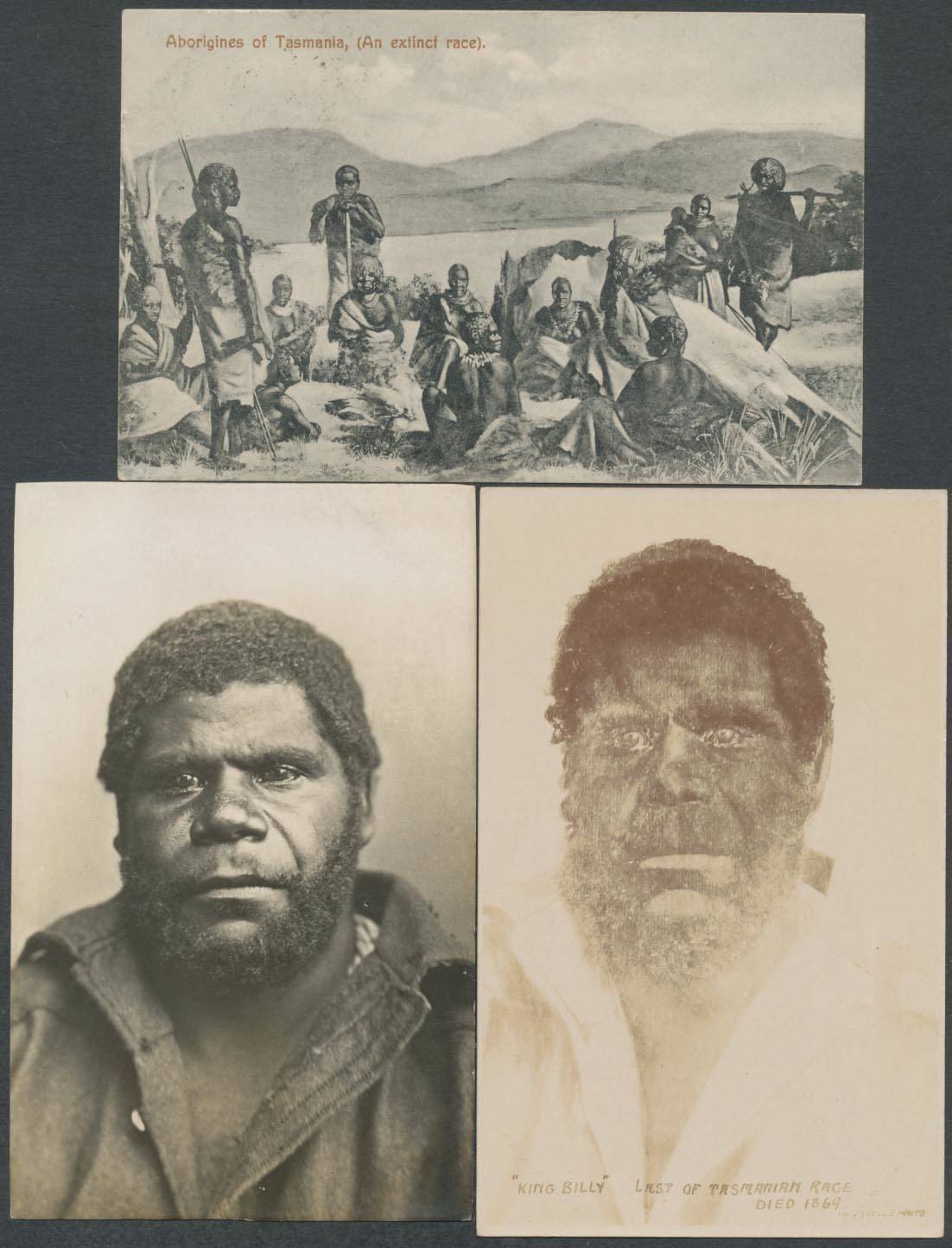 Aborigine Postcards - TASMANIA: Spurling Aborigines of Tasmania (an ...