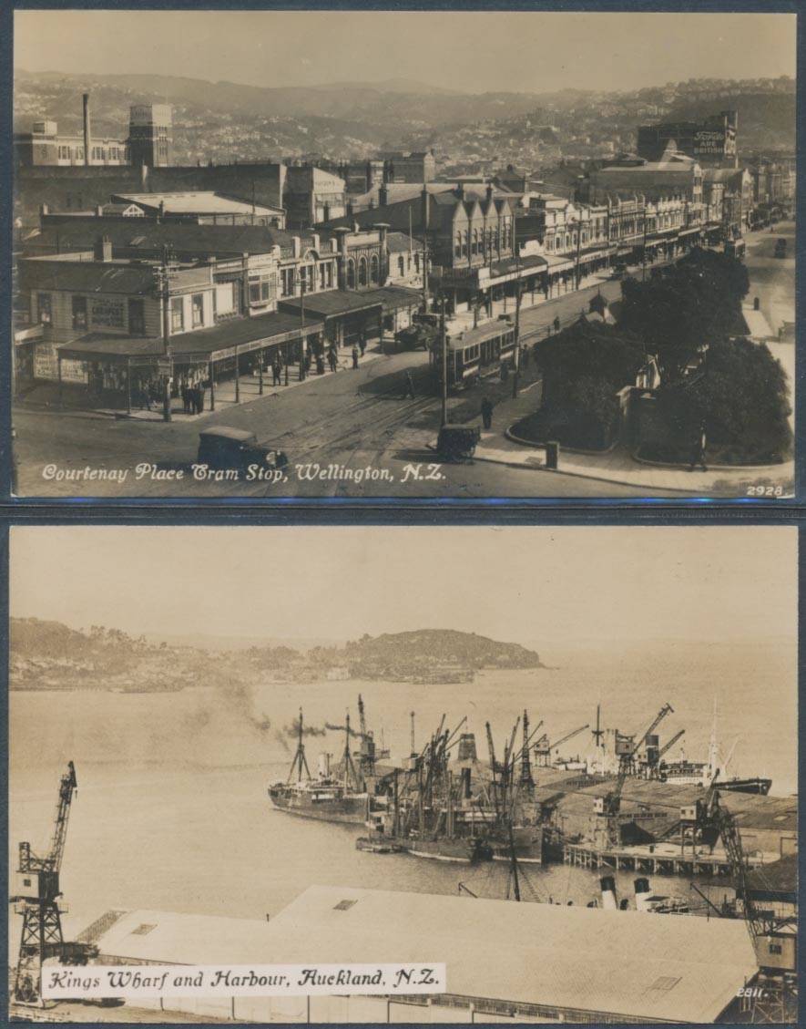 New Zealand - Real Photo cards published by Frank Duncan (Auckland) x4 ...