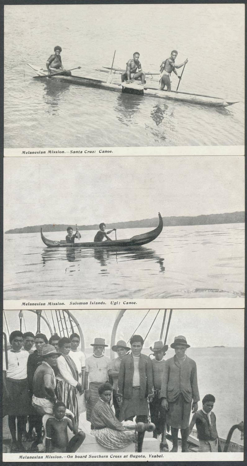 Solomon Islands - Melanesian Mission series with white space below the ...