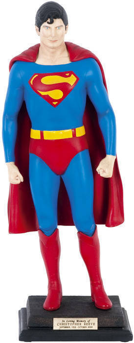 SUPERMAN: Rare 1/3 scale Superman statue in memory of Christopher Reeve ...