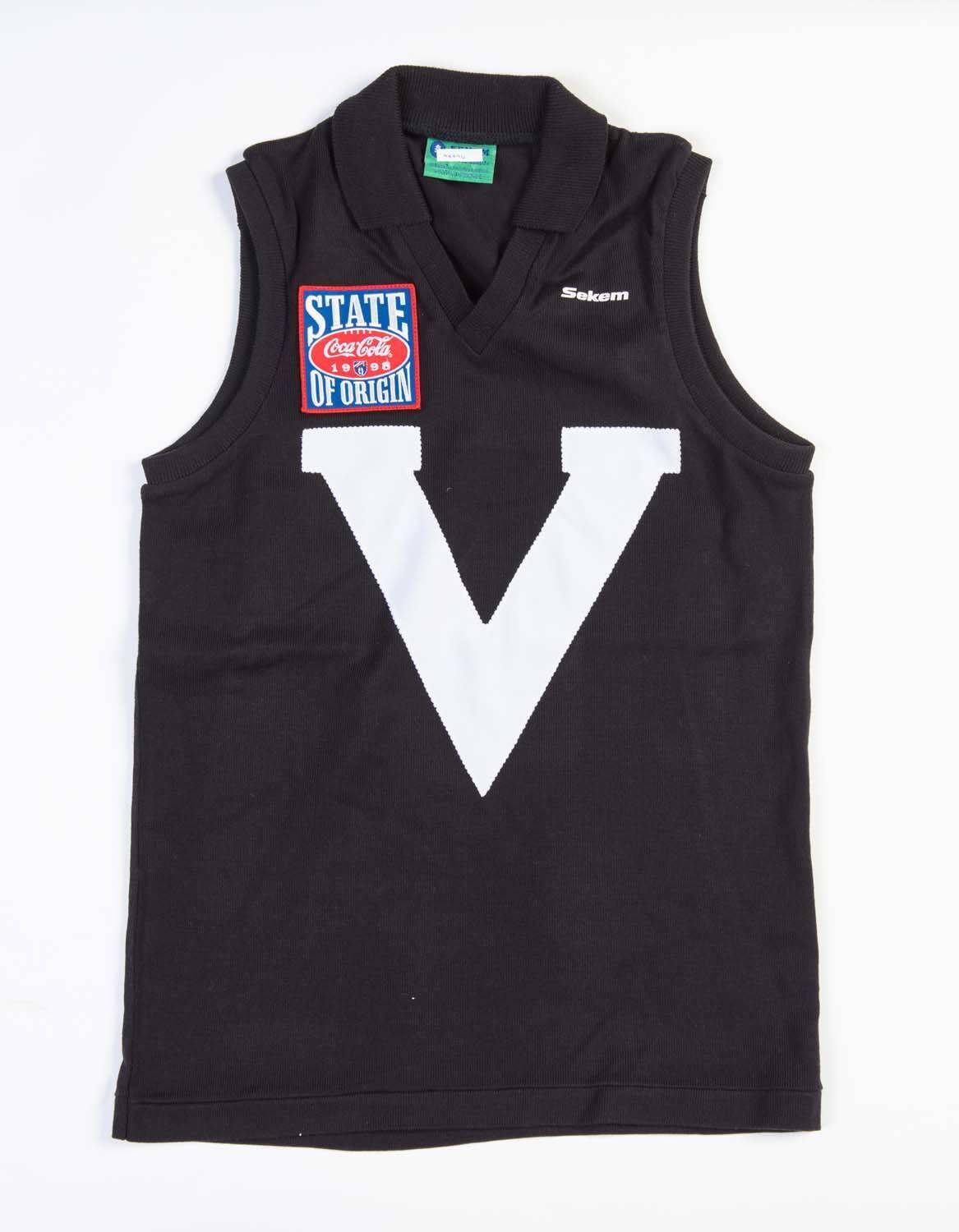 VICTORIA BIG V JUMPER, with State of Origin 1998 badge, not worn.