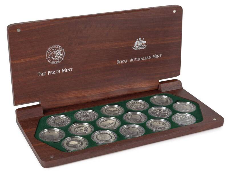 FIVE DOLLARS: $5 'The Sydney 2000 Olympic Silver Coin Collection', set ...