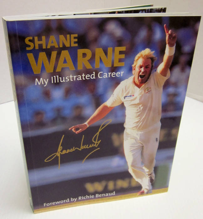 CRICKET BOOKS, noted Shane Warne - My Illustrated Career by Shane Warne ...
