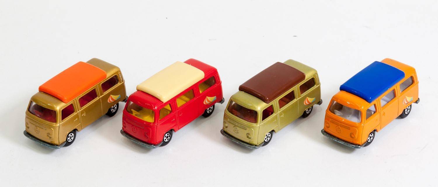 MATCHBOX: Group of Volkswagen Camper Pre-Production Colour Trail and ...
