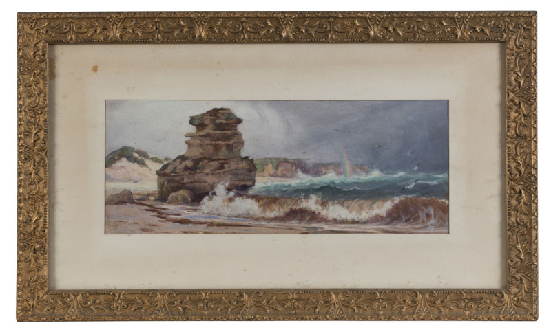 ROBERT TAYLOR-GHEE (1869-1951) Seascape oil on board signed lower left
