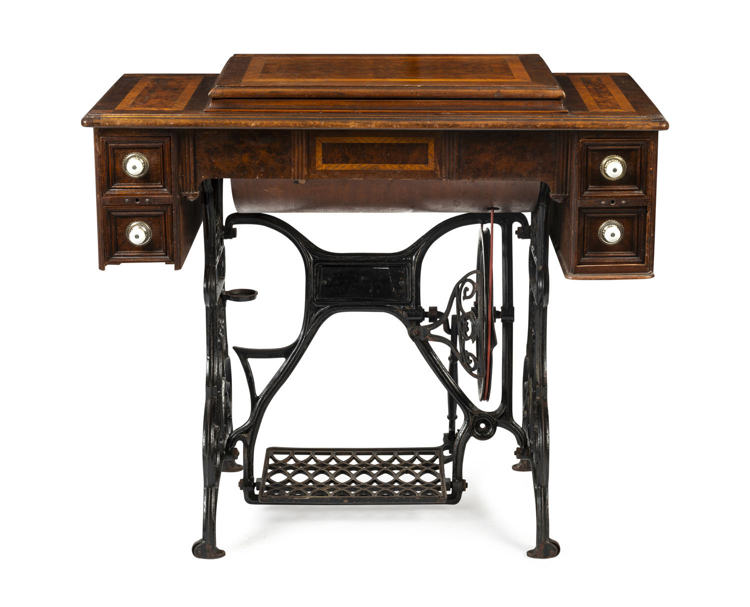 A rare Australian treadle base sewing machine by Ward Bros. late 19th ...