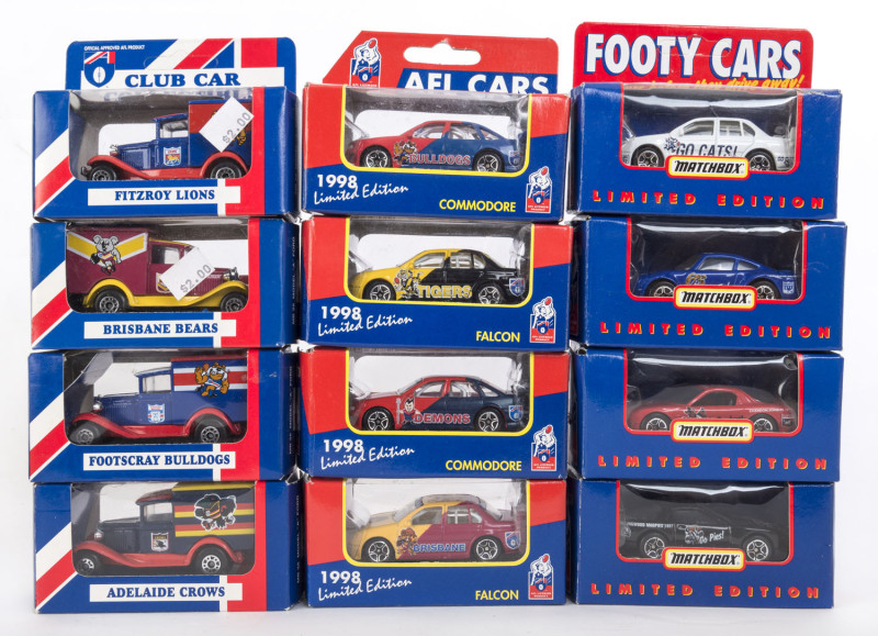 MATCHBOX: Collection of AFL Matchbox cars with AFL liveries including ...