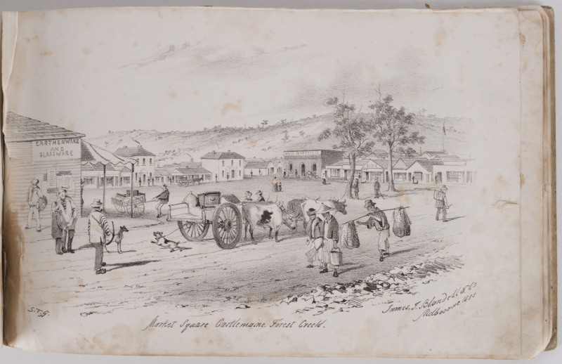 VICTORIAN GOLDFIELDS: A collection of 23 (of 24) plates from S.T.GILL's ...