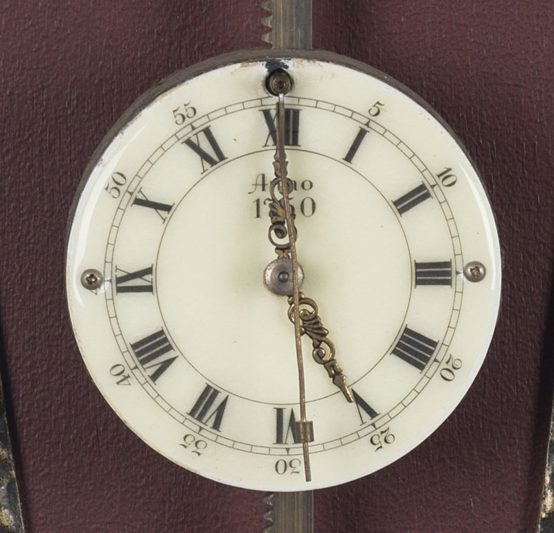 GRAVITY Wall clock with enamel dial, circa 1919, this type of clock was ...