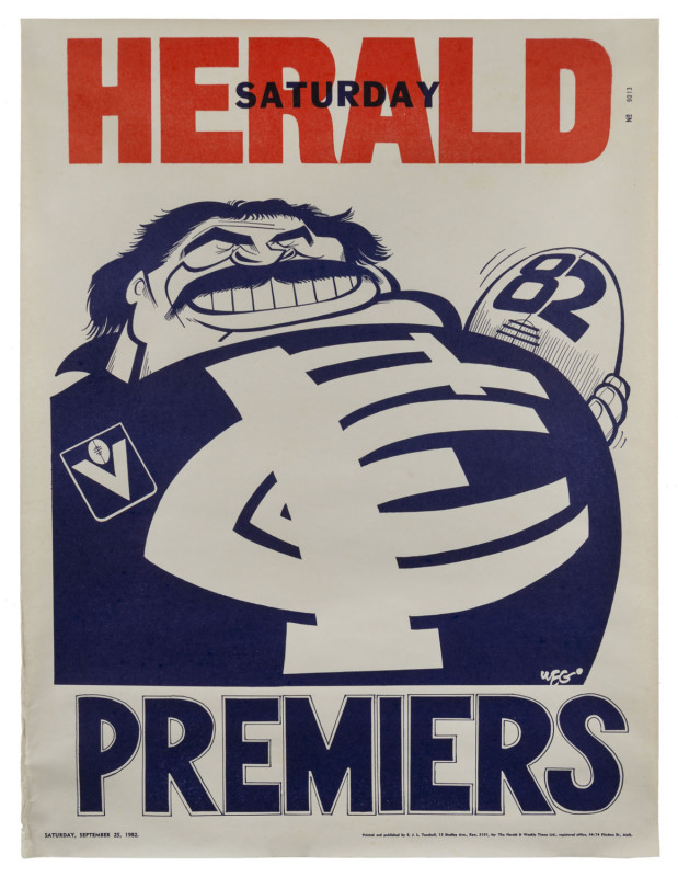 CARLTON: original Weg posters for 1970 (corner fault), 1979 (2), 1981 ...