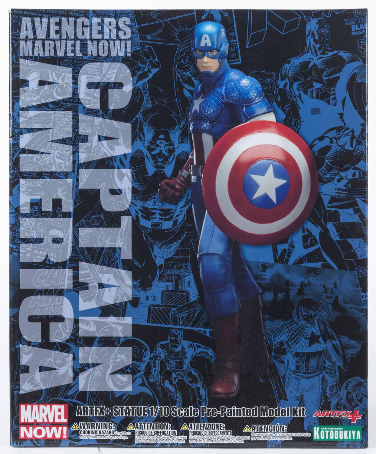 CAPTAIN AMERICA Avengers Marvel Now! ARTFX Captain America statue, 1/10 ...