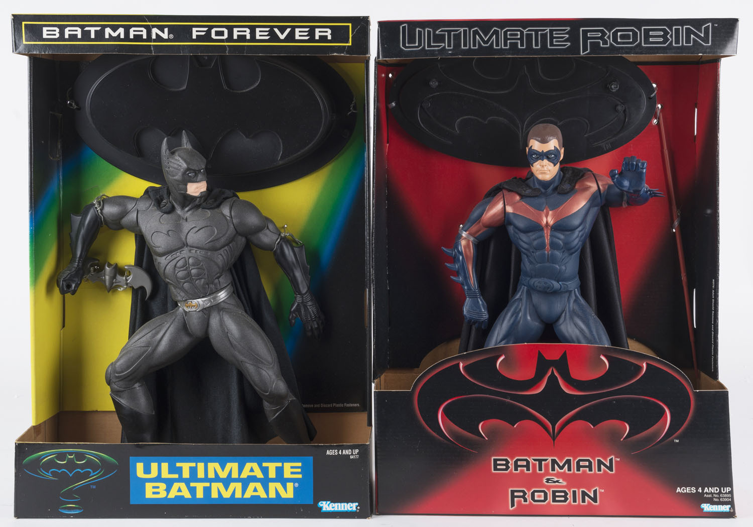 BATMAN and ROBIN, Ultimate Batman and Ultimate Robin by Kenner, circa ...