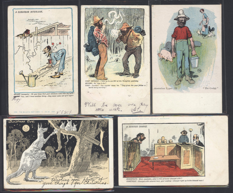 POSTCARDS: Norman Lindsay Australian Types cards from the Bulletin ...