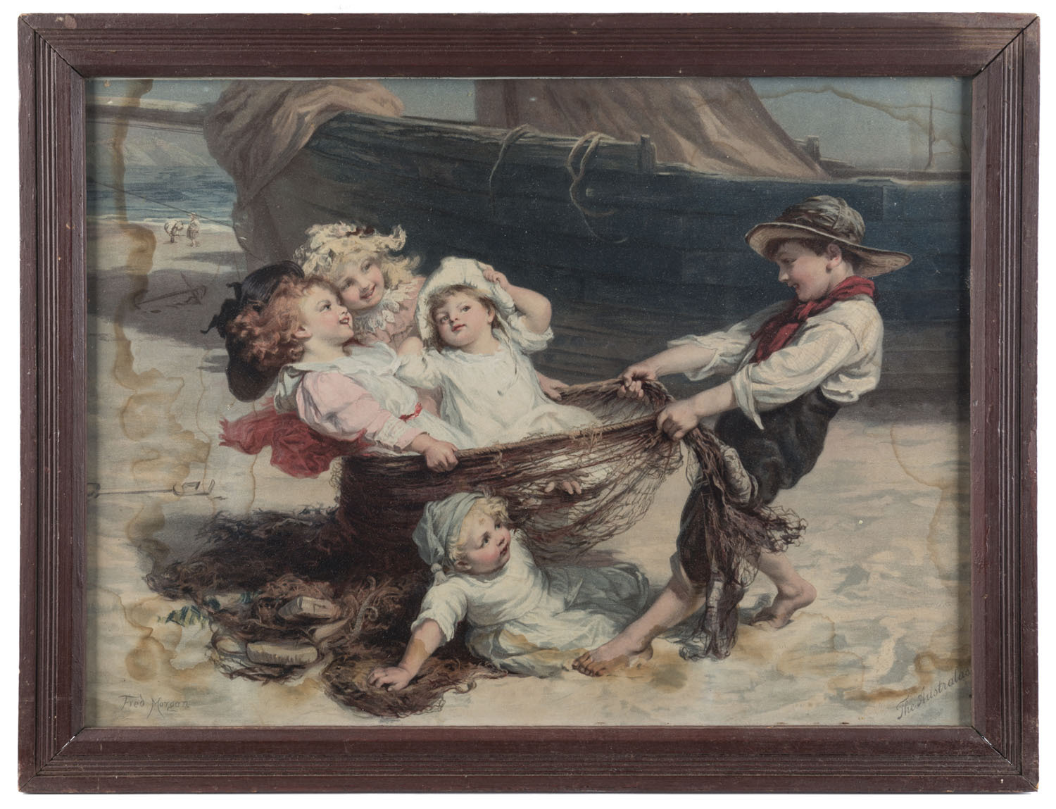 Pears Soap colour lithograph print, artwork by Fred Morgan and ...