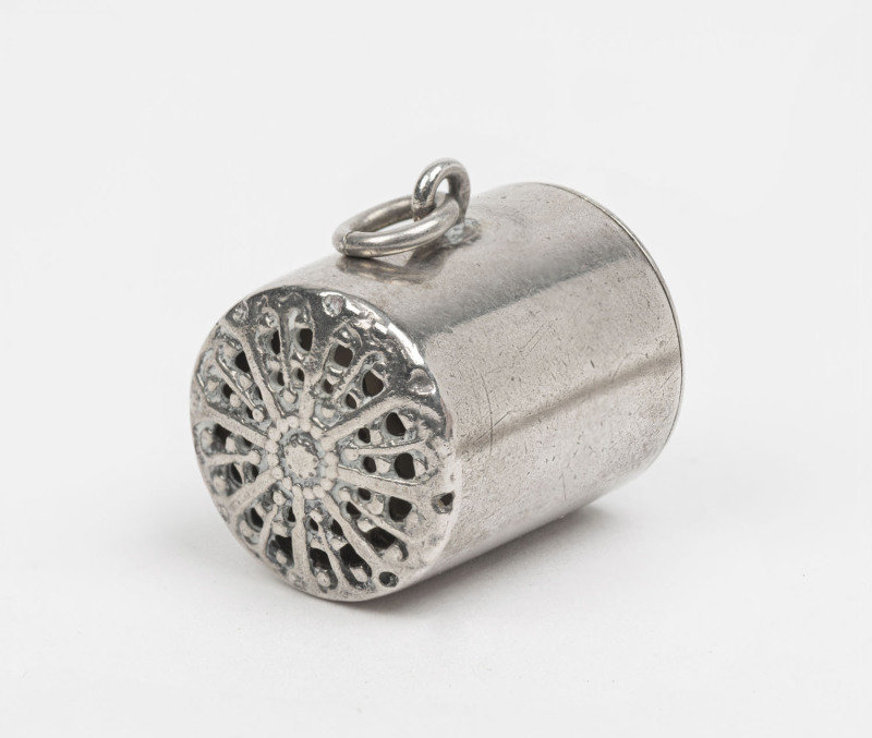 A Victorian sterling silver pomander by Cornelius Saunders & Francis ...