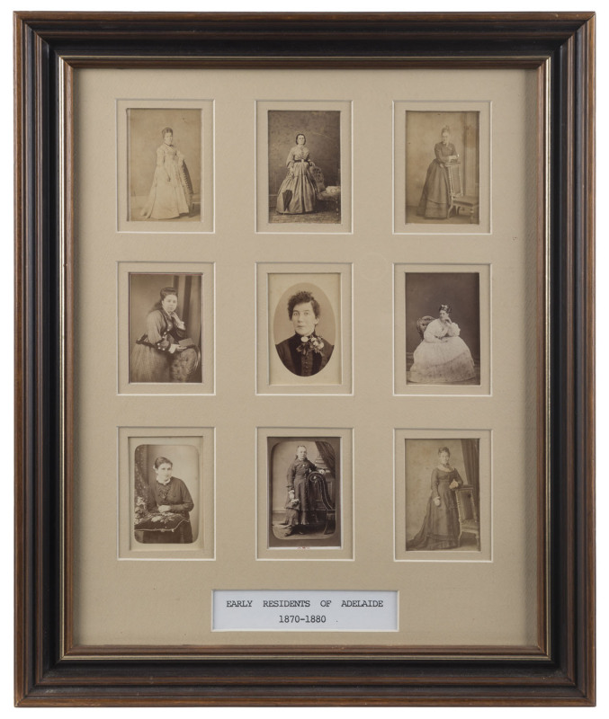 Early Residents Of Adelaide 1870-1880 , two attractively framed ...