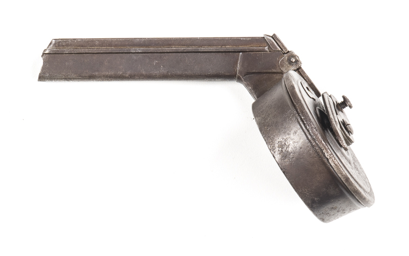 IMPERIAL GERMAN WWI 2ND PATTERN SNAIL DRUM: 32 round magazine for the P ...
