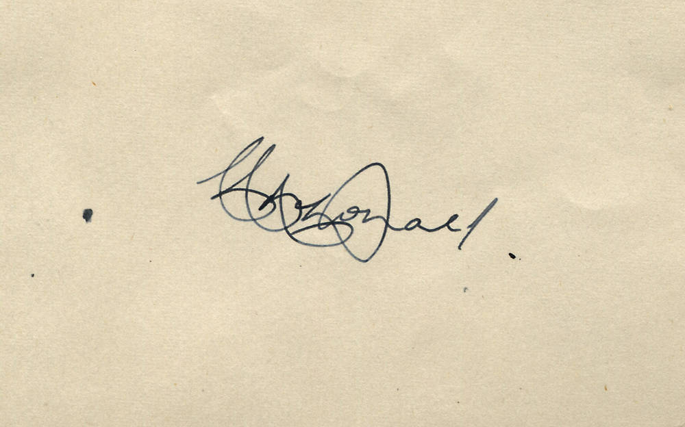 1953 AUSTRALIAN TEAM: Interesting collection of 6 autographs from a ...