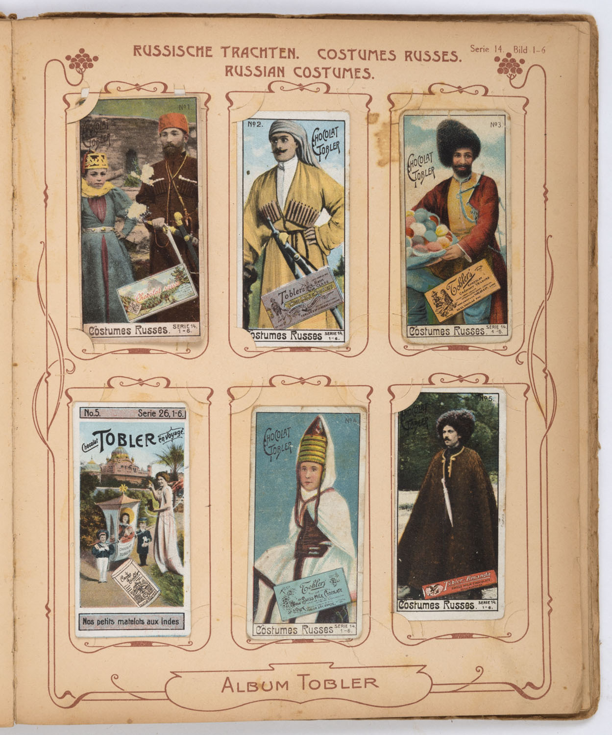 TOBLER & CO. TRADE CARDS: An original c.1900, Tobler & Co. album ...