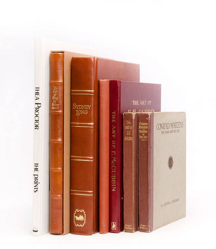 A collection of seven Australian Art Books, comprising: The Art of ...