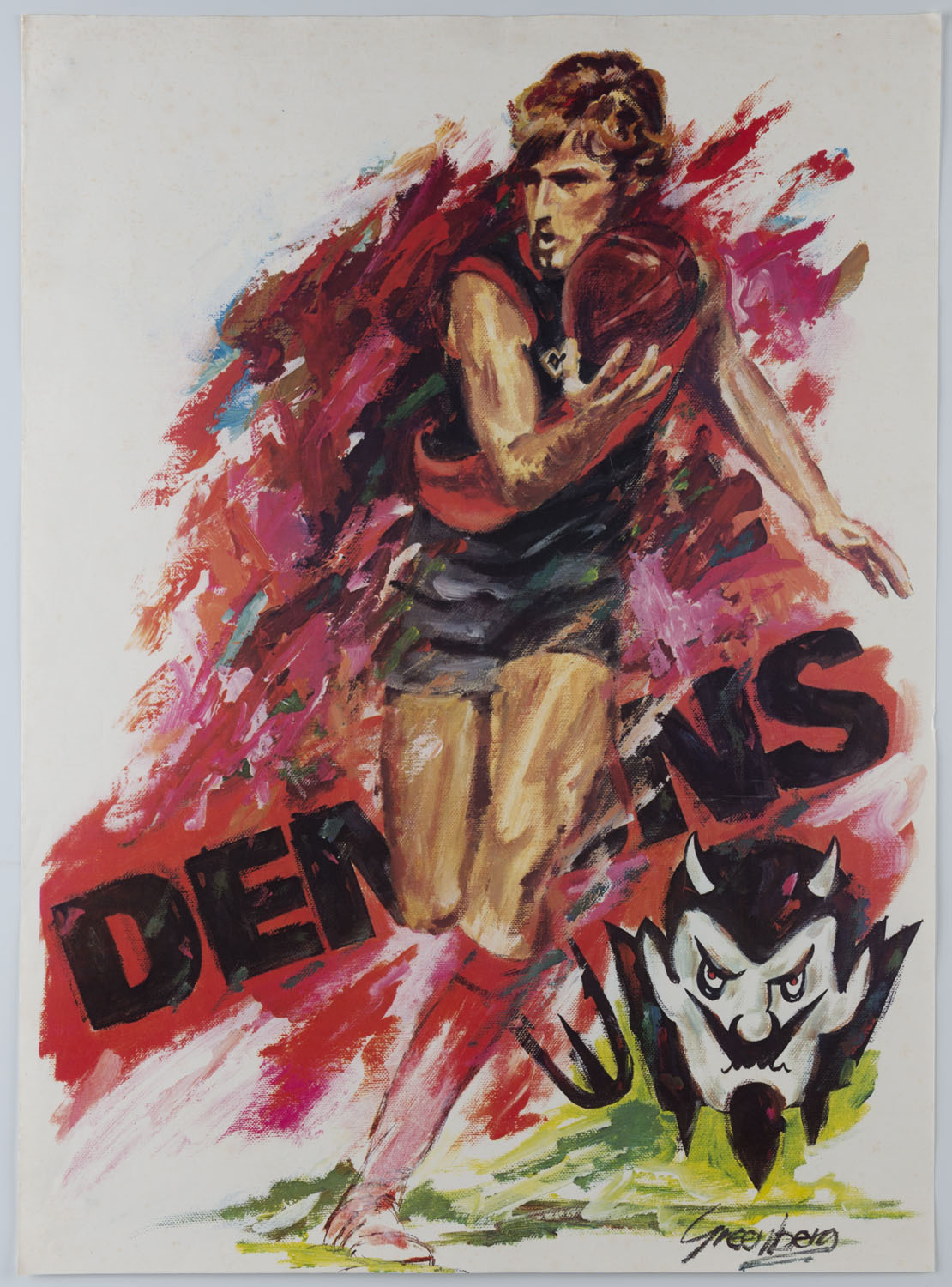 JOSEPH GREENBERG (1923 - 2007) wAFL posters, circa 1980, as issued, for ...