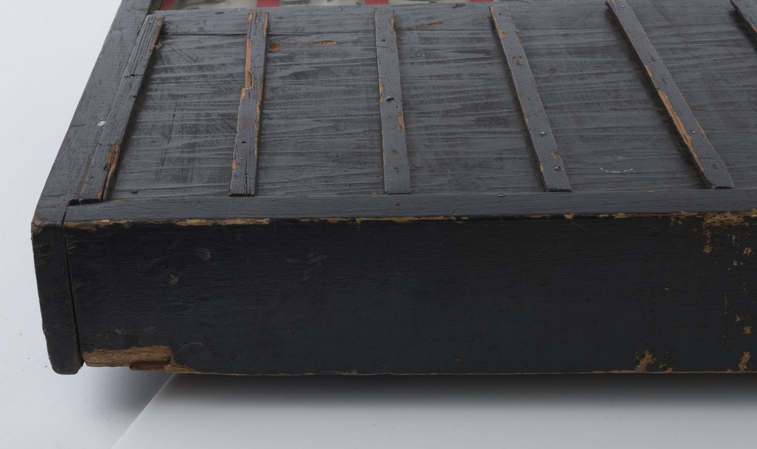 A vintage trackside bookies board in original timber carry case, early ...