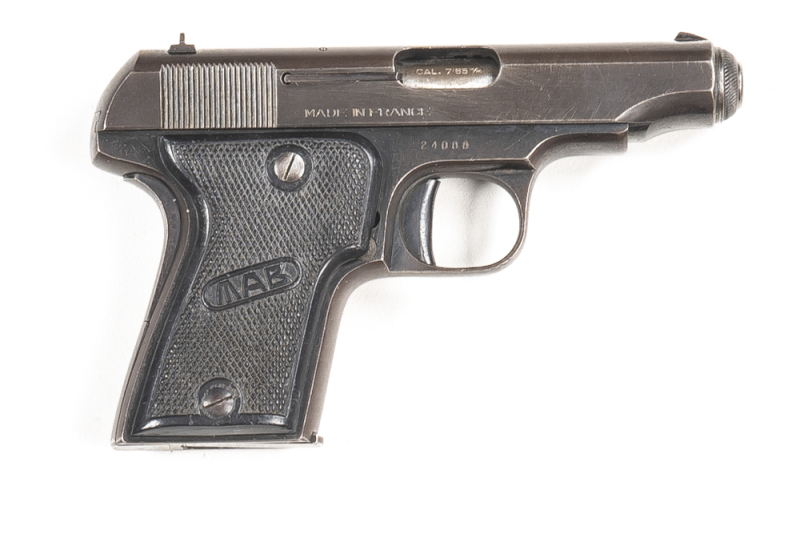 FRENCH MAB MODEL C S/A POCKET PISTOL: 7.65 Cal; 8 shot mag; 80mm (3 1/8 ...