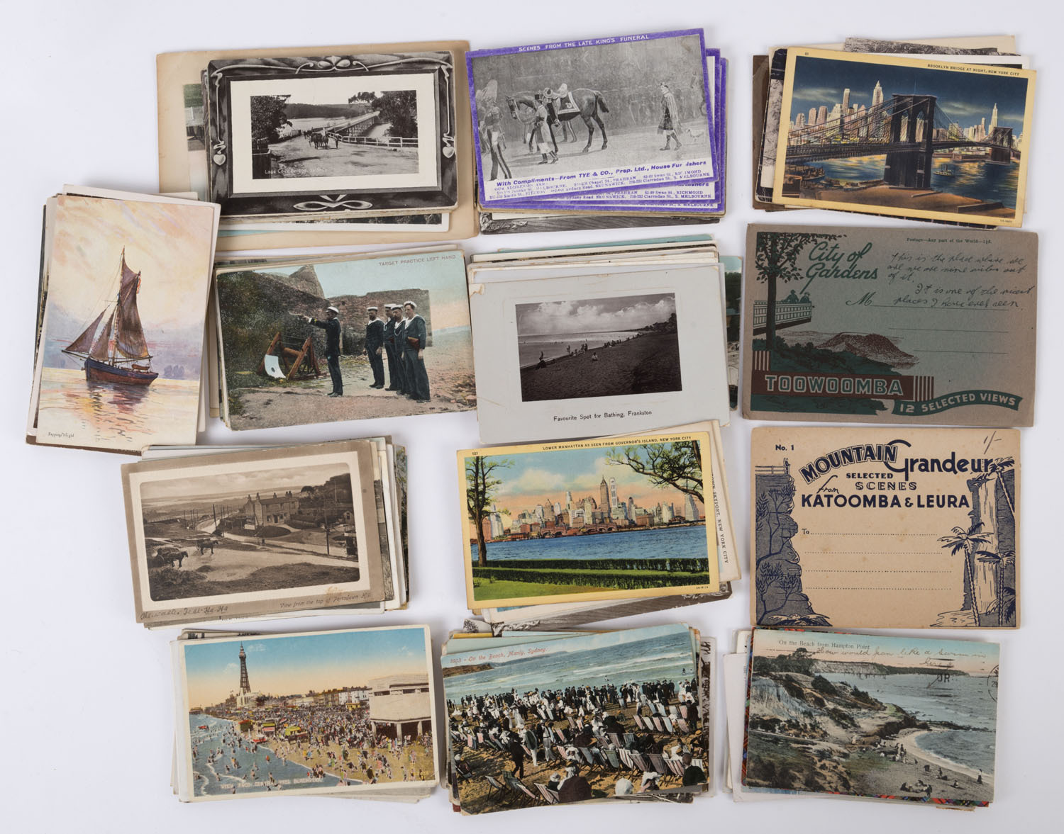 POSTCARDS: Mixed selection predominantly Australian themes including ...