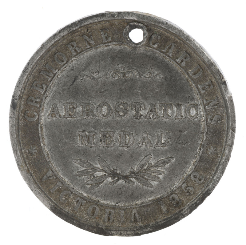 Medallions & Badges: COPPIN'S BALLOON - AEROSTATIC MEDAL: in white ...