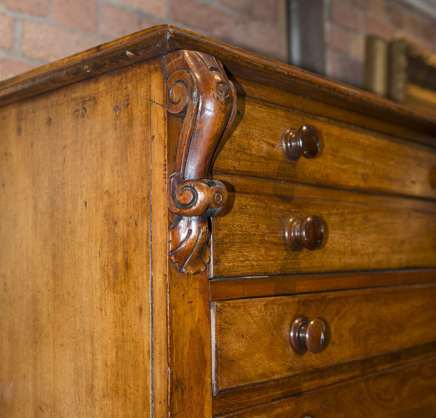 An impressive Colonial solicitors chest comprising of ten single ...