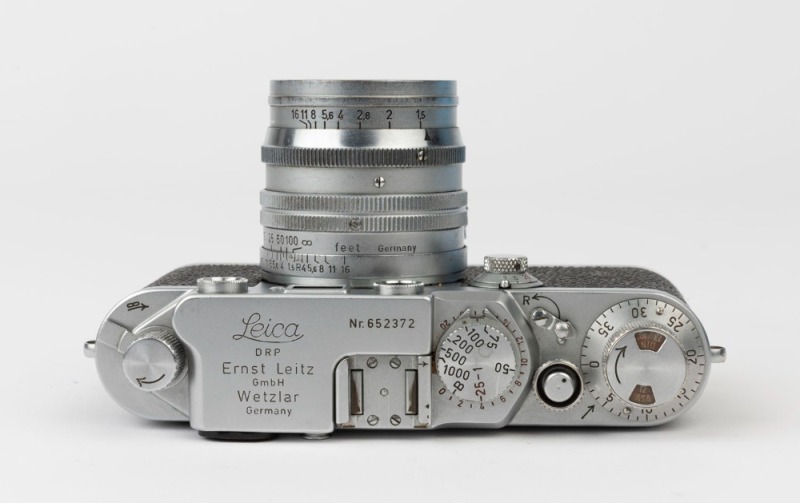 LEITZ: Leica Model IIIf [#652372], 1953, with Summarit f1.5 50mm lens ...