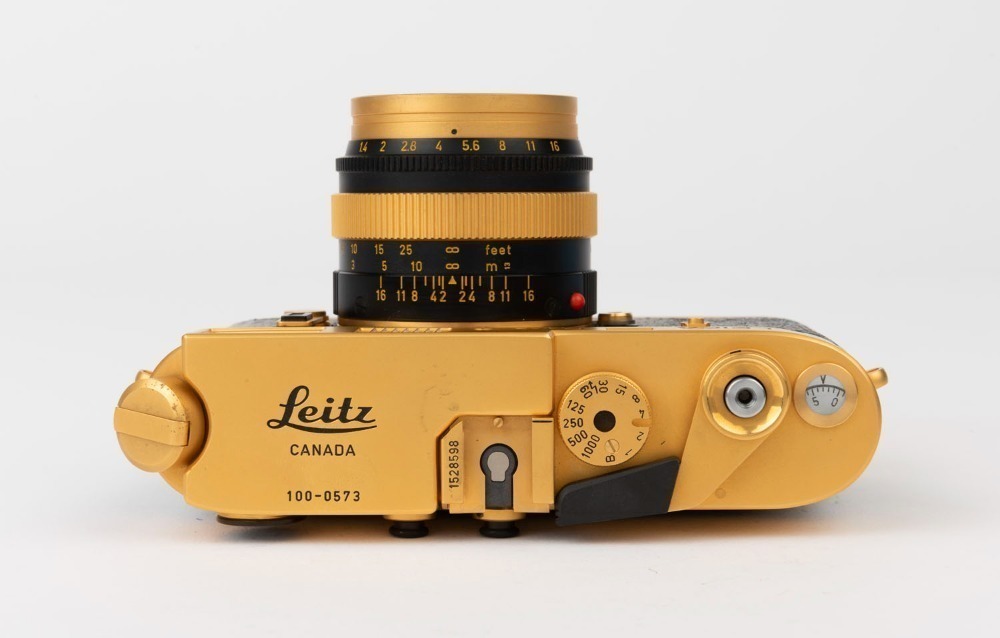 LEITZ Canada: Leica M4-2 Gold Plated Special Edition [#1528598], 1979 ...