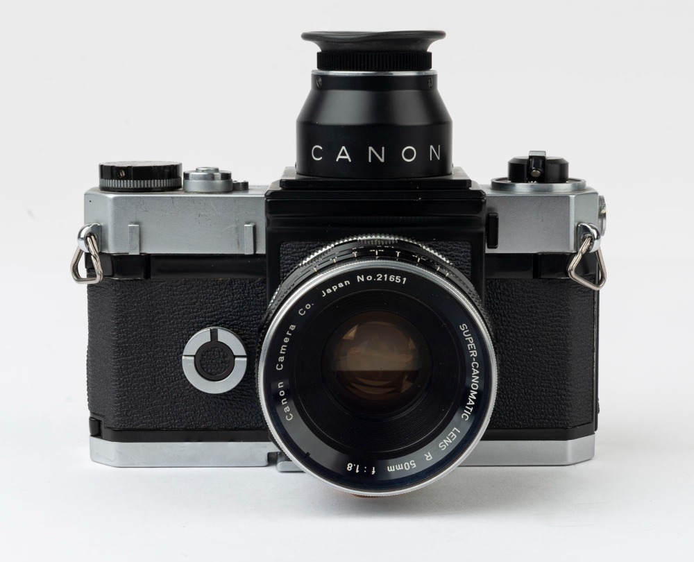 Canon Canonflex SLR camera, 1959 [#21133] with Super-Canomatic R 50mm ...