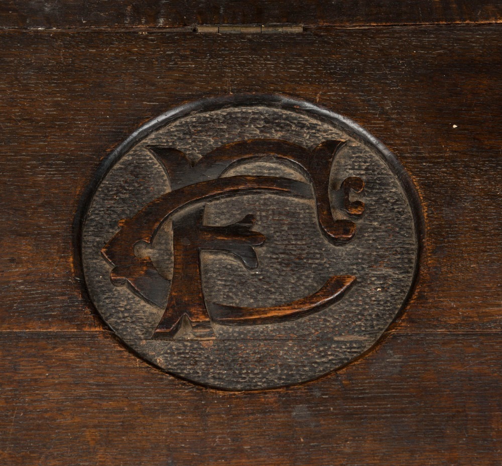 ROBERT PRENZEL (attributed) Australian carved timber hall seat with ...
