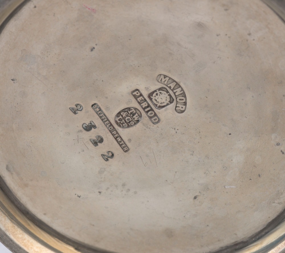 Vintage pewter cocktail shaker by Travis, Wilson & Co. of Sheffield ...