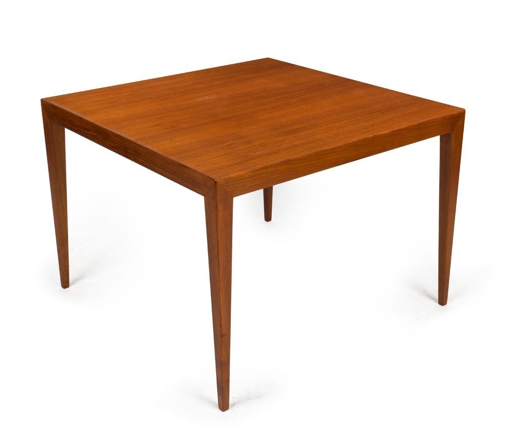 A vintage Danish teak square coffee table, circa 1960s, 50cm high, 70cm ...